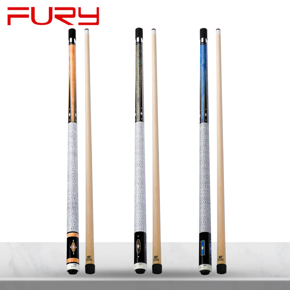 FURY BL Billard Pool Queue 13mm M Spitze Ausgewählt Ahorn Halb ...