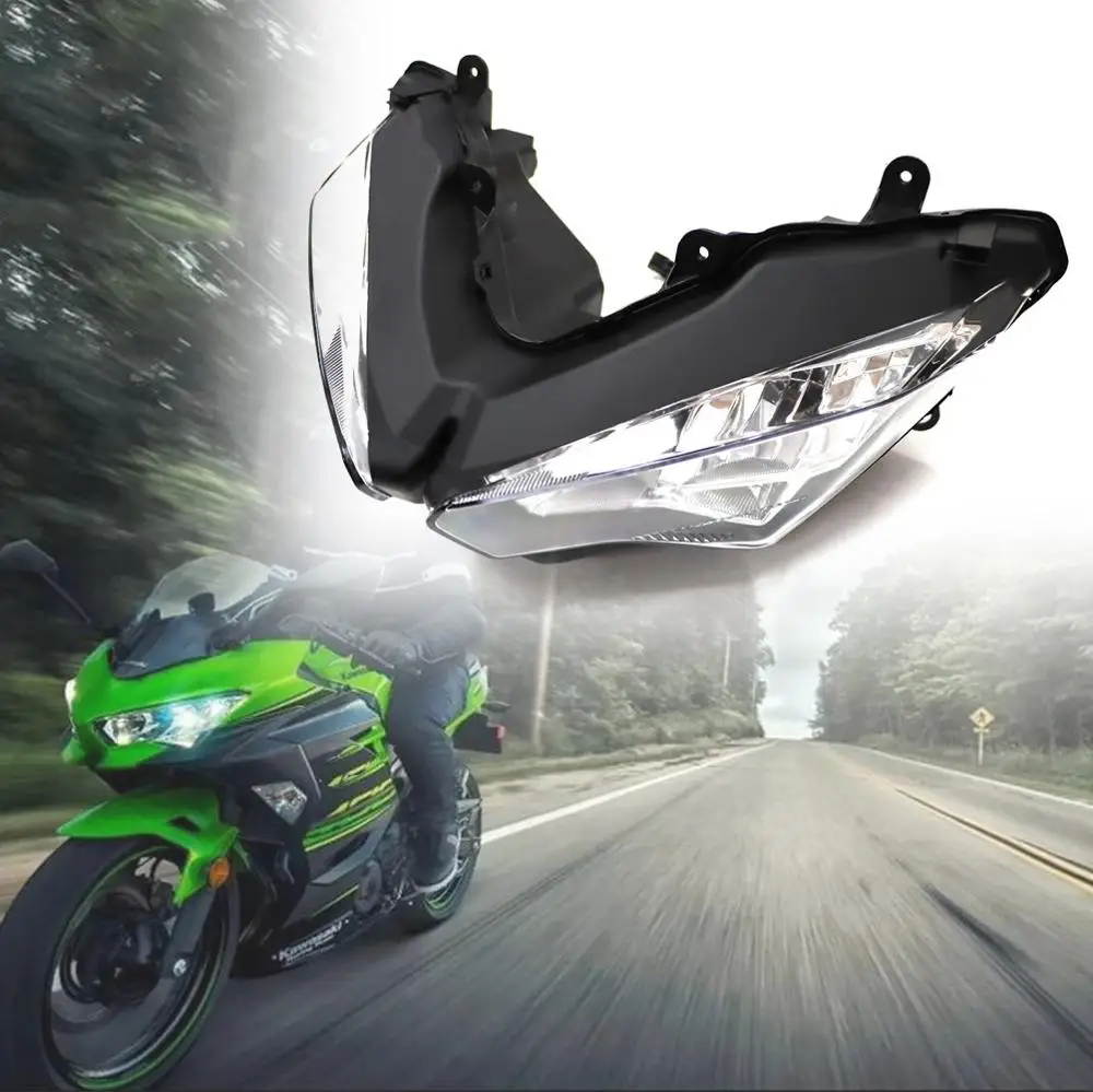 For-2018-2023-KAWASAKI-Ninja-400-250-Motorcycle-LED-Headlight-Headlamp ...