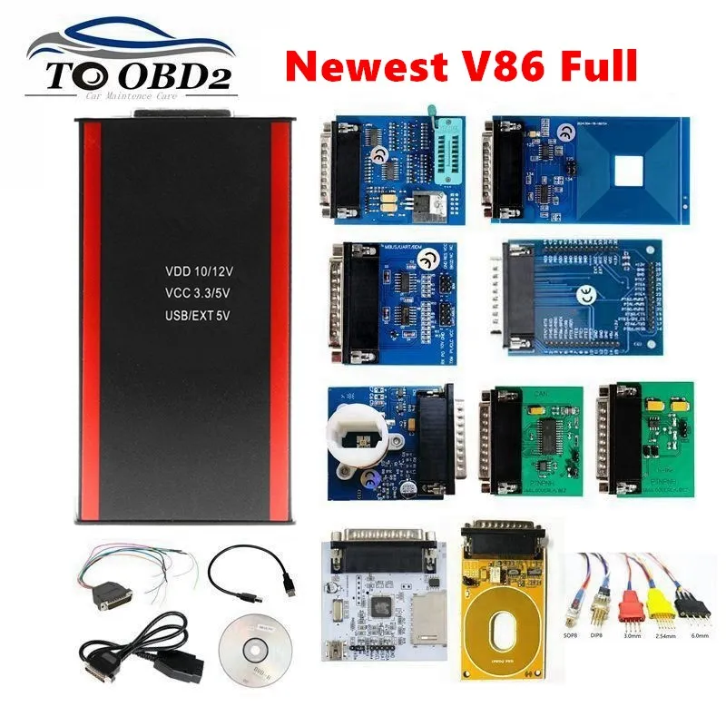2021 V86 Iprog+ Iprog I Prog 86 Programmer With Can Bus/k-line/mb Ir ...