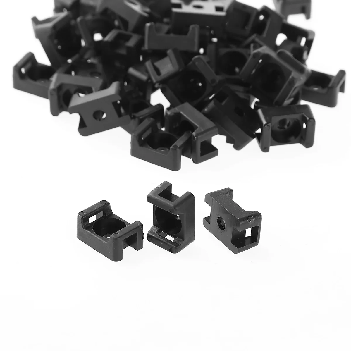 50Pcs-Nylon-Cable-Clips-Wiring-Accessories-Screw-Type-Saddle-Shape ...