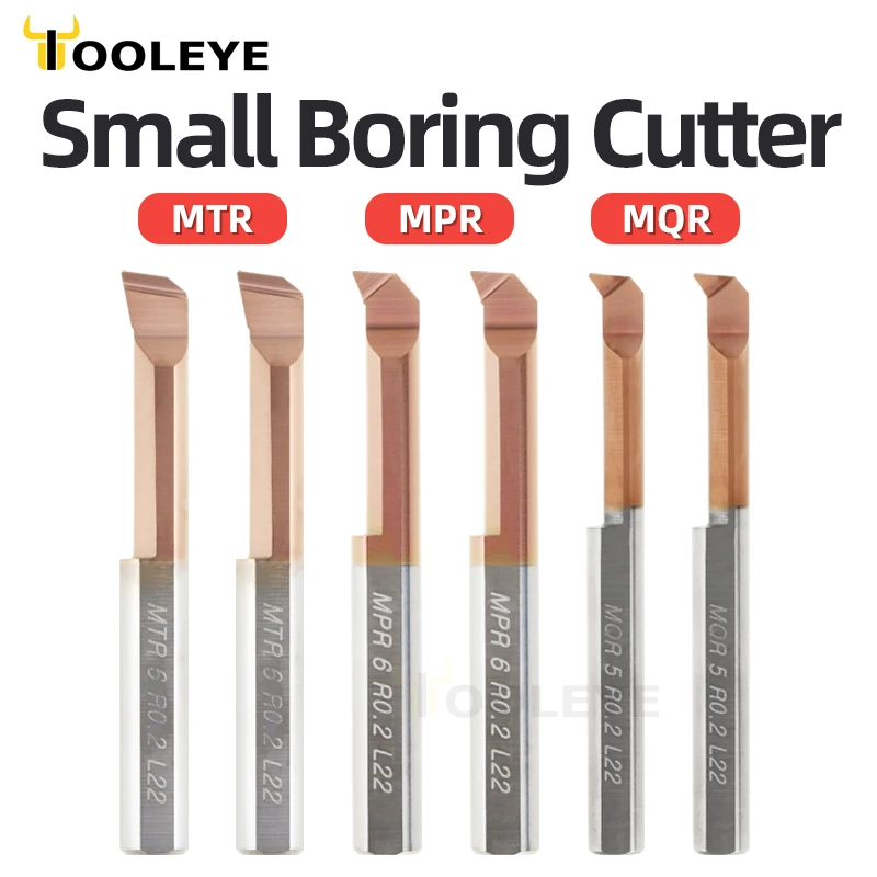 Mini Boring Cutter Lathe Slot Boring Tool Small Hole Grooving Machining ...