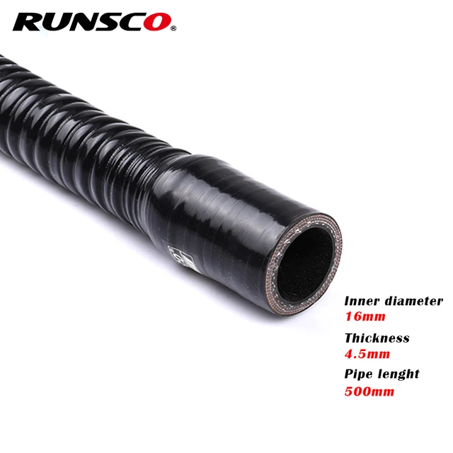 Universal Id 16 18 20 25 28mm Silicone Flexible Hose Water Radiator ...