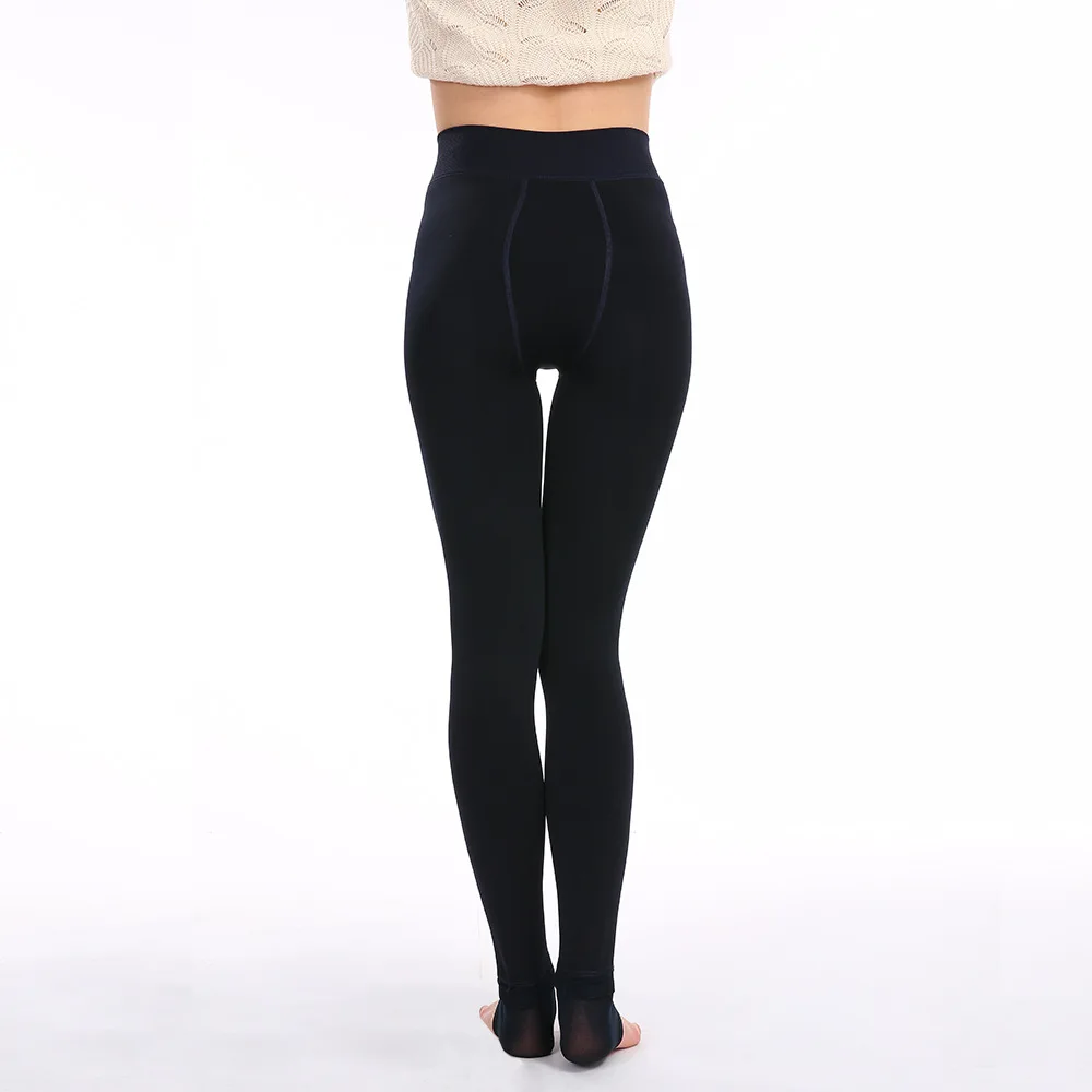 Collant,Collants chauds pour femmes, bas d'hiver, grande taille ...