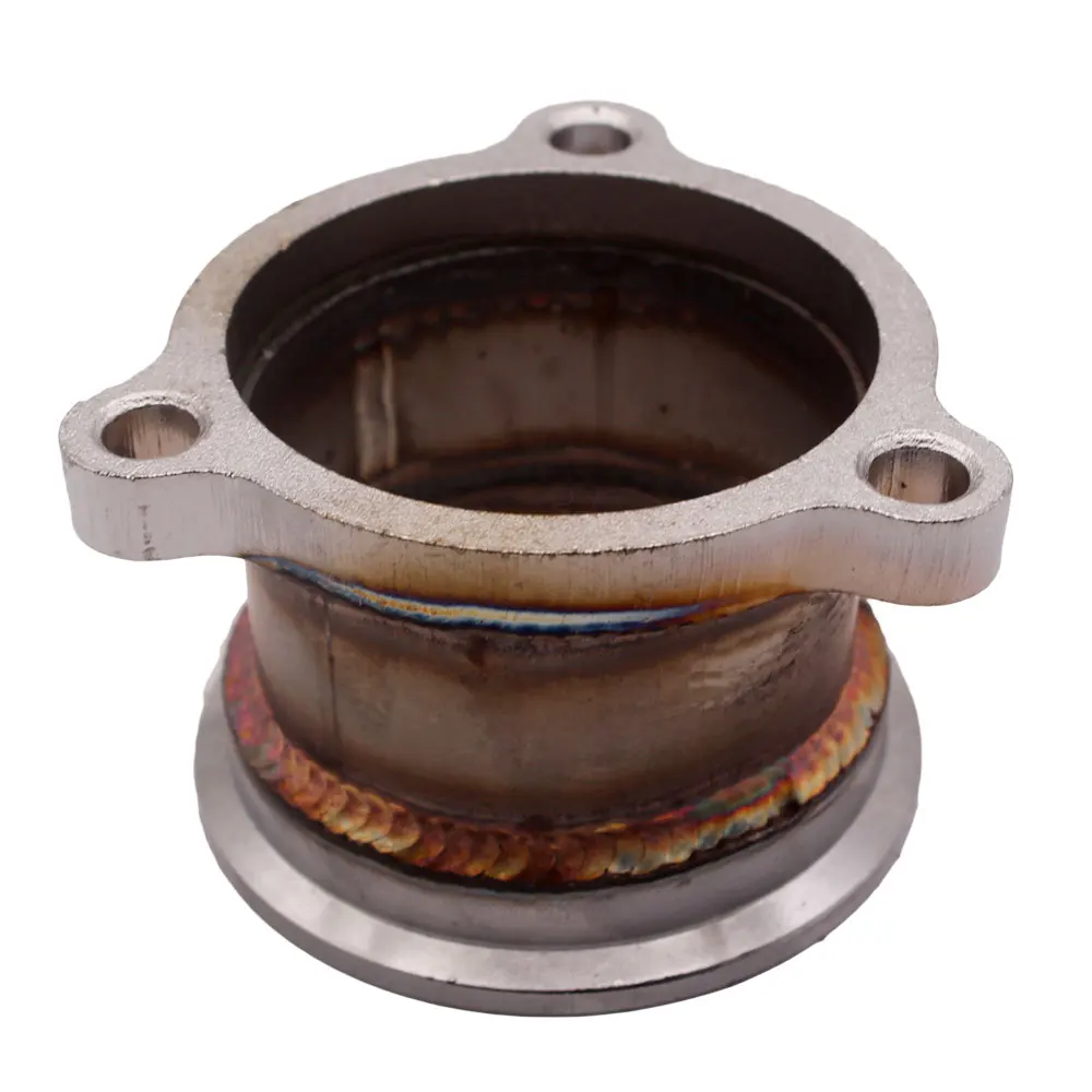 Stainless Steel Turbo Adapter T3/T4 V-Band Turbo Adapter - 5 Bolt To 3 ...