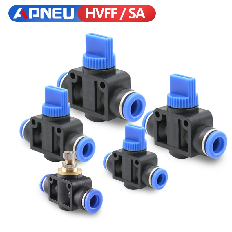Air Fittings Pneumatic Parts Connector Quick Push For Hose Tube Fitting ...