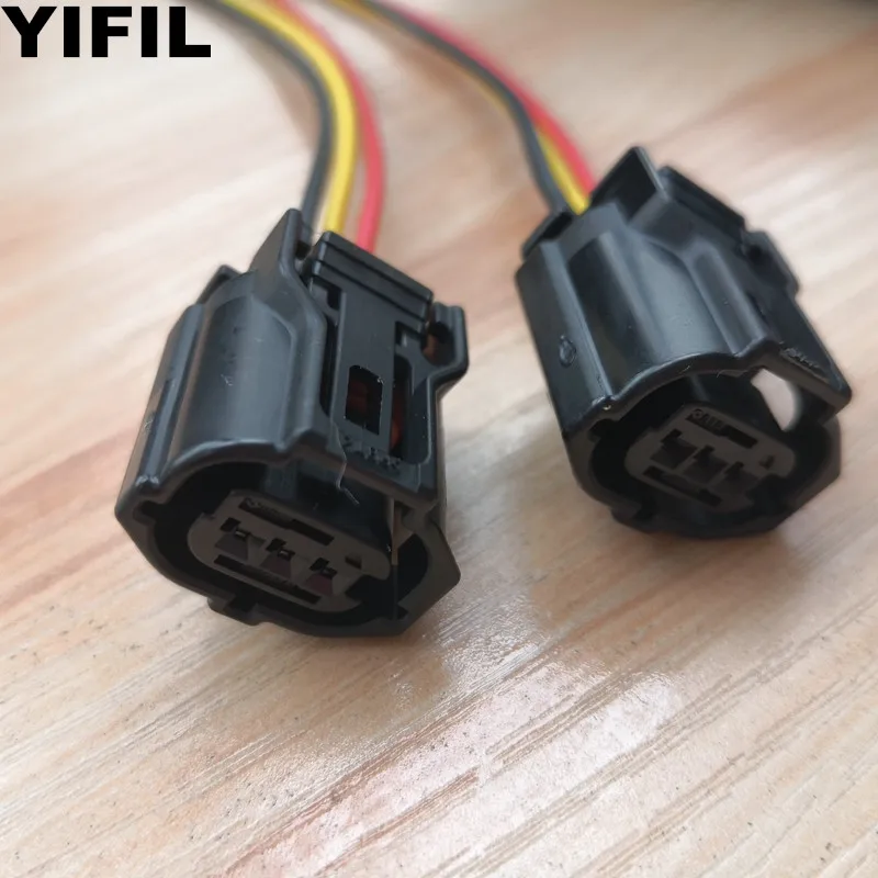 3 Pin/Way Female Headlight Lamp Camshaft Sensor Plug Connector With ...