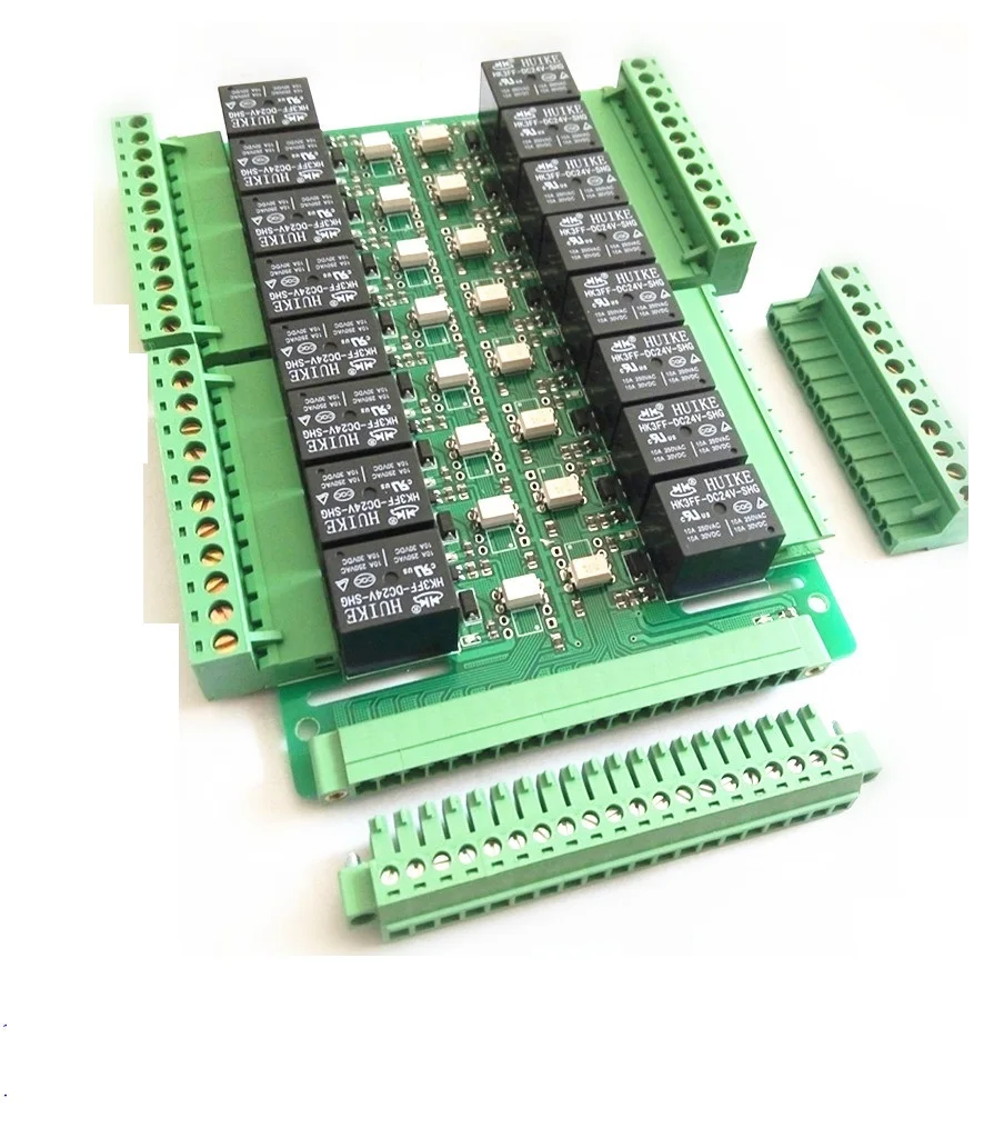 16 relay module control board 3.3V 5V 12V 24V PLC driver board ...
