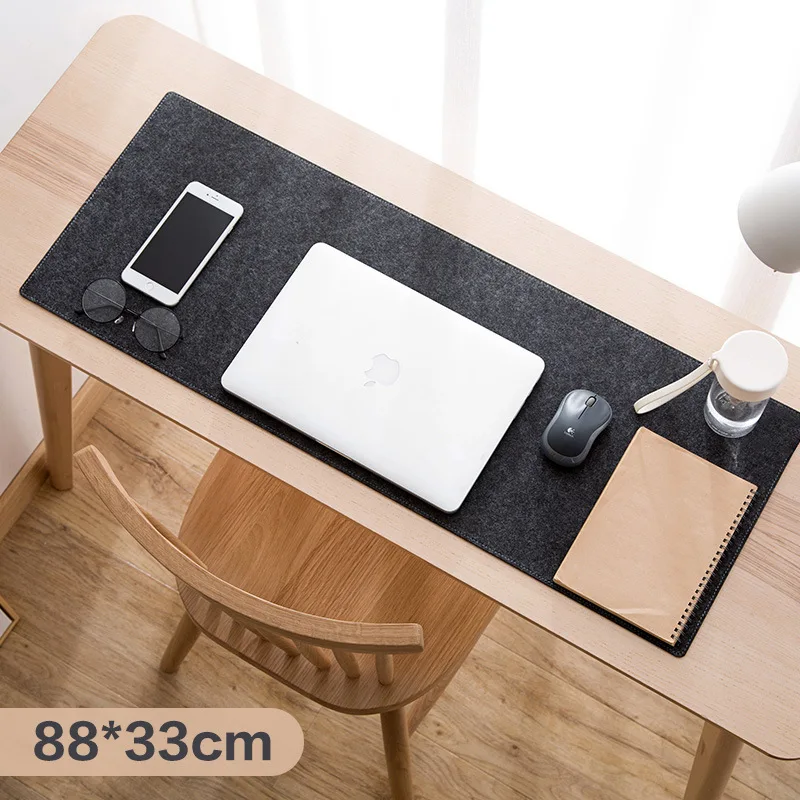 88-33cm-Office-Computer-Desk-Mat-Table-Keyboard-Mouse-Pad-Wool-Felt ...