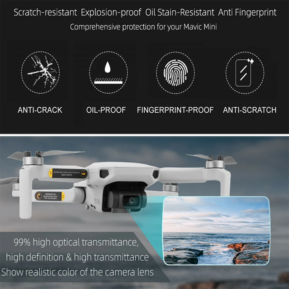 2set Electronic 9H Slim Portable Screen Protector Tempered Glass Camera ...