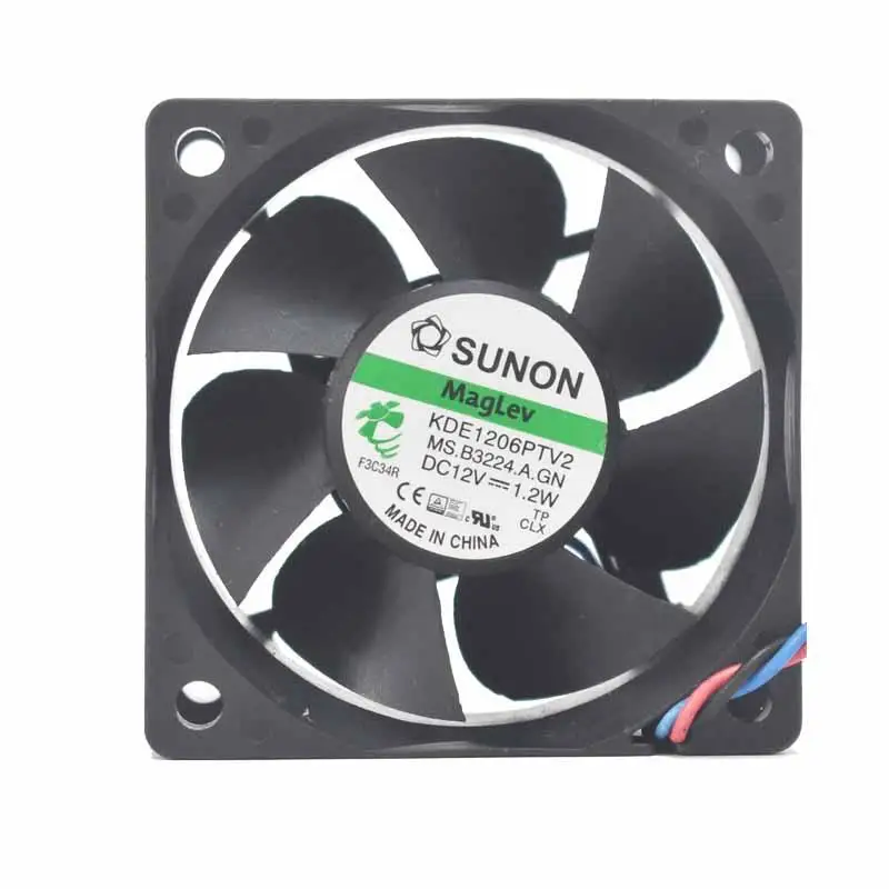 original KDE1206PTV2 6025 6cm 12V 1.2W chassis mute cooling fan ...