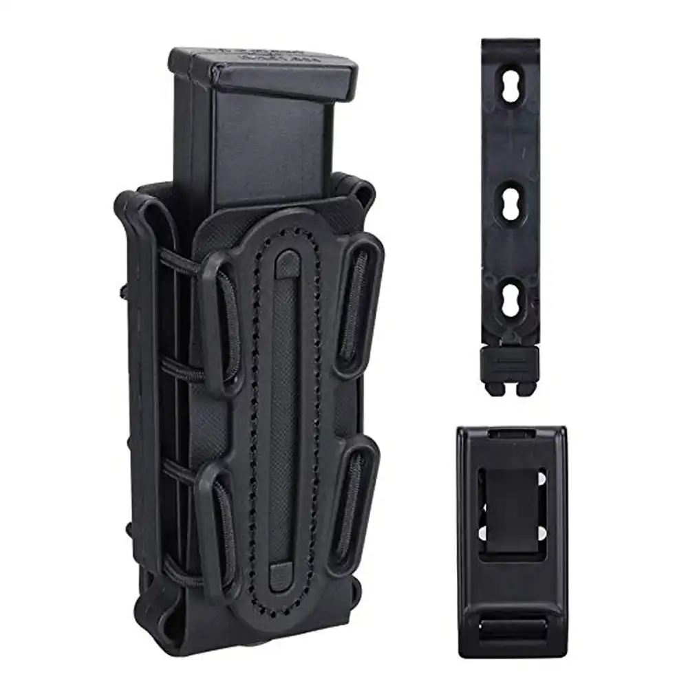 IDOGEAR 9mm Molle Pistol Mag Military Magazine Pouch Holster Fastmag ...