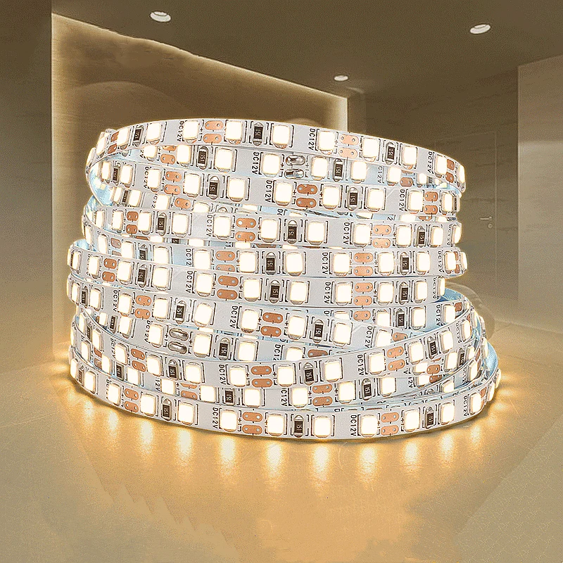 5M-Roll-5mm-Width-DC12V-LED-Strip-Lights-SMD2835-120LEDs-m-High-Bright ...