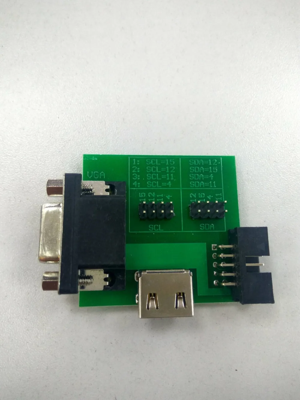 Adaptador VGA HDMI a ISP para TV TNM5000/LCD Flash programador a través de conector HDMI/VGA ...