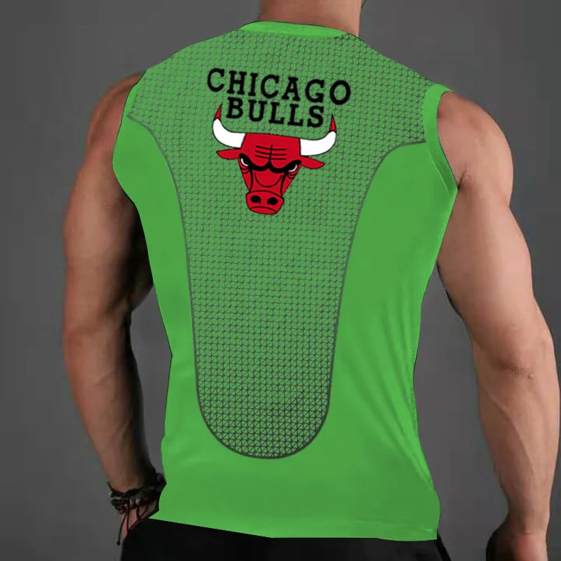 Breathable O-Neck Men’s Sports & Fitness Singlet - Men's Fitness ...