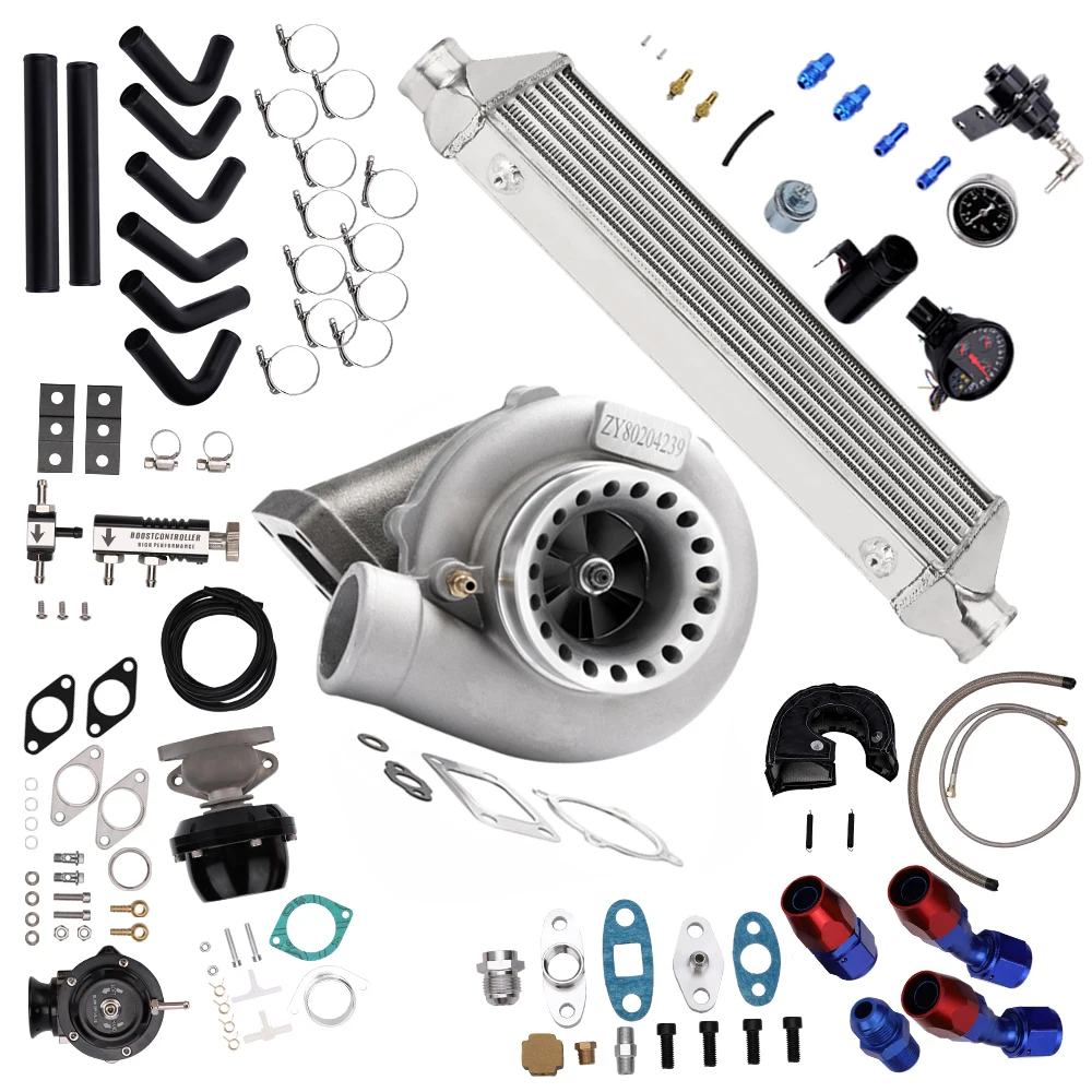 Colector de hierro fundido Gt35 Gt3582, Kit Turbo para Honda Civic D17 ...