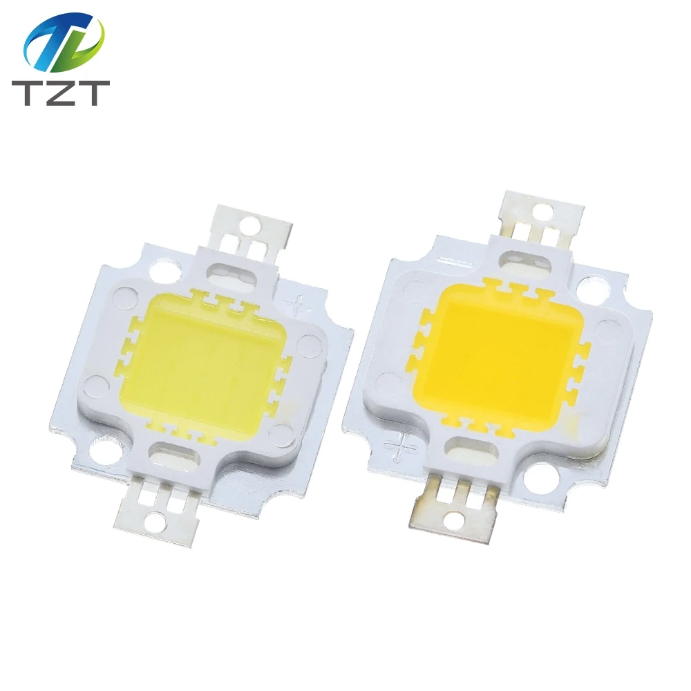 Led 10 W 10W Cold White 20000K High Power LED Chip - Super Bright For ...