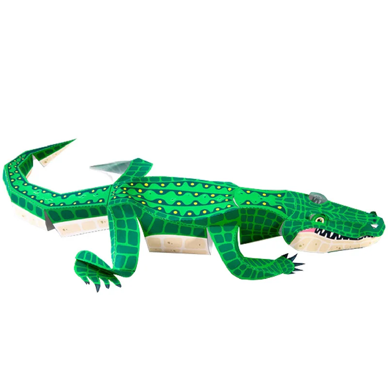 Alligator Crocodile Folding Origami Art Mini Cute 3D Paper Model ...