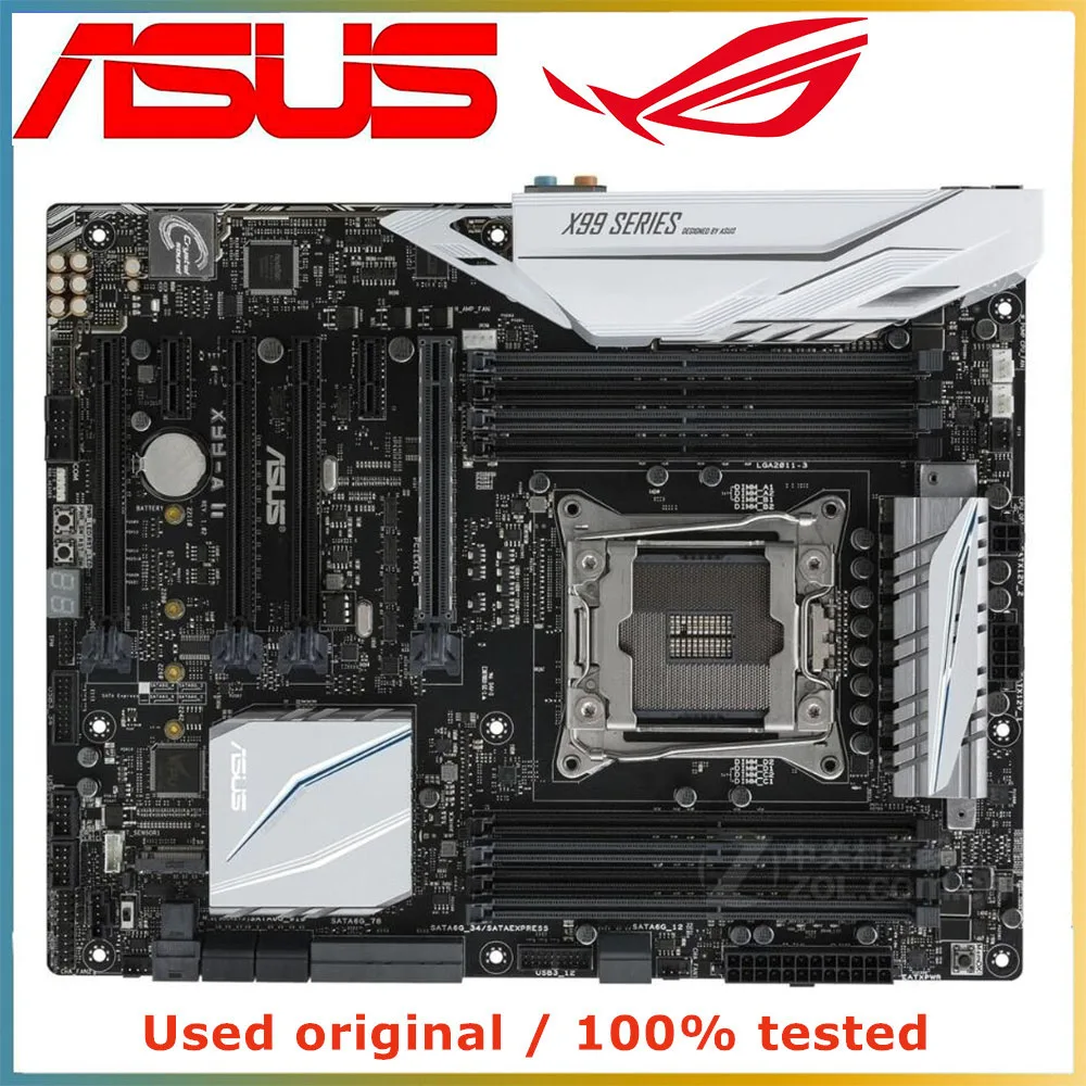 인텔 X99 LGA 2011 V3 CPU 용 ASUS X99 A II 마더 보드 컴퓨터 소켓 LGA2011 3 데스크탑 메인 ...