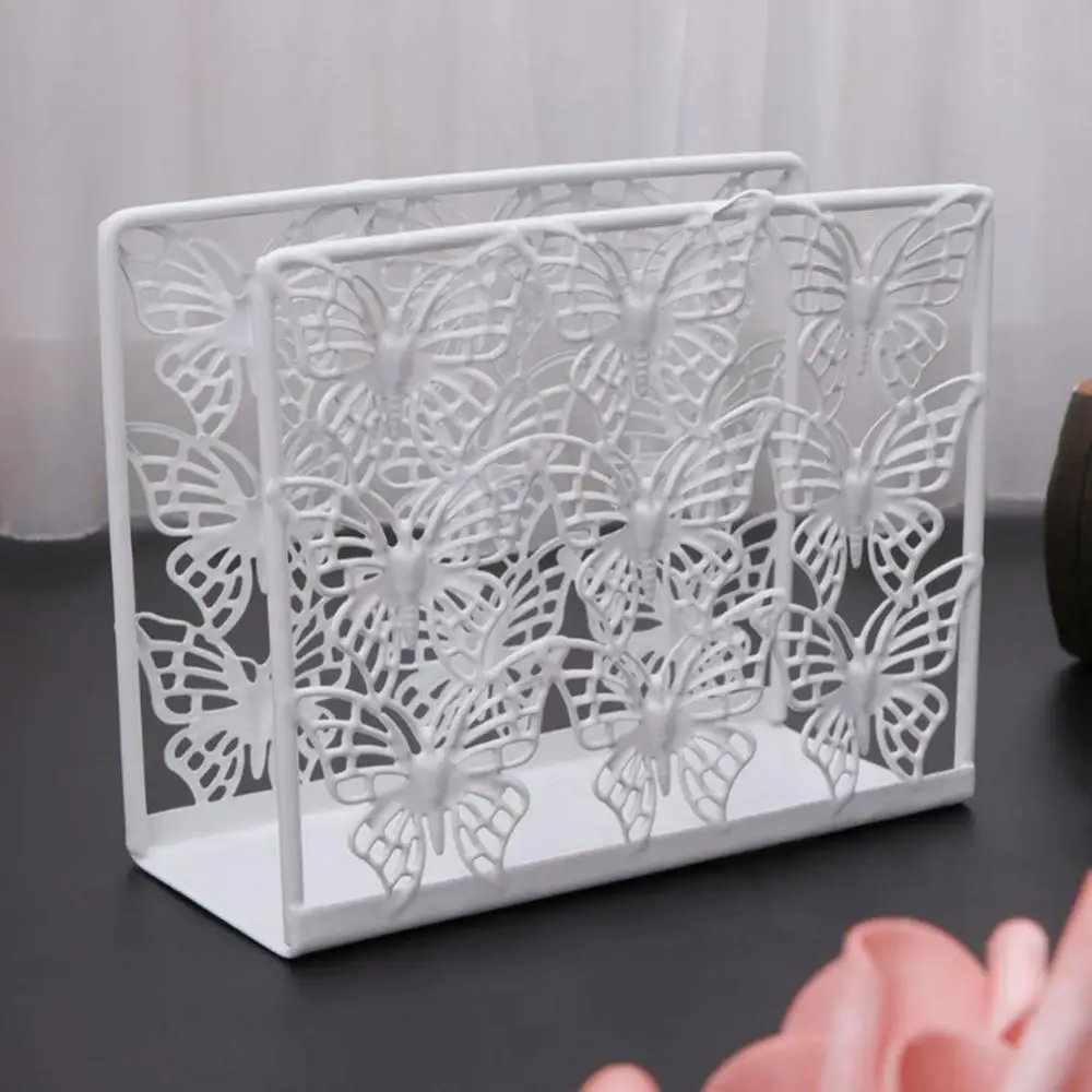 European Hollow Napkin Holder Paper Towel Dispenser Tissue Rack Hotel ...