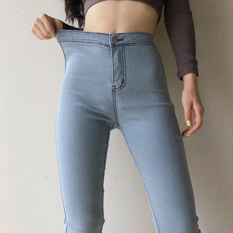 Trousers Female Jeans Push | Stretch Jeans Female Push | Jeans Women ...