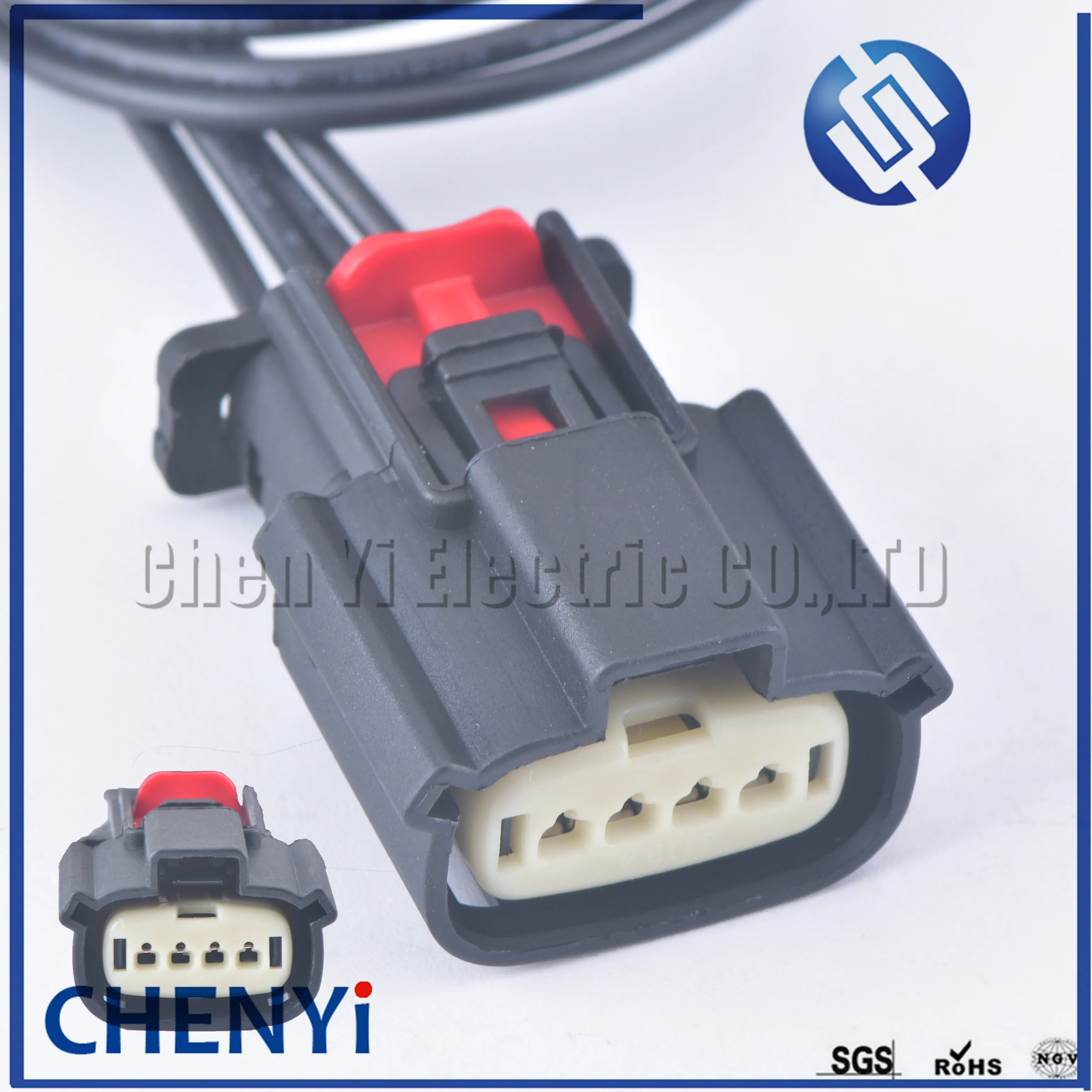 4 Pin car Rear Light Lamp Socket Ignition Coil waterproof Connector ...