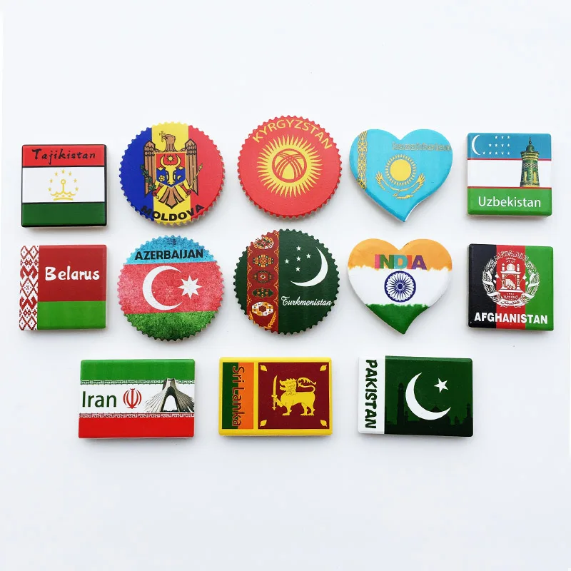 Fridge Magnets Flag Belarus | Fridge Magnet Kazakhstan | Pakistan Sri ...