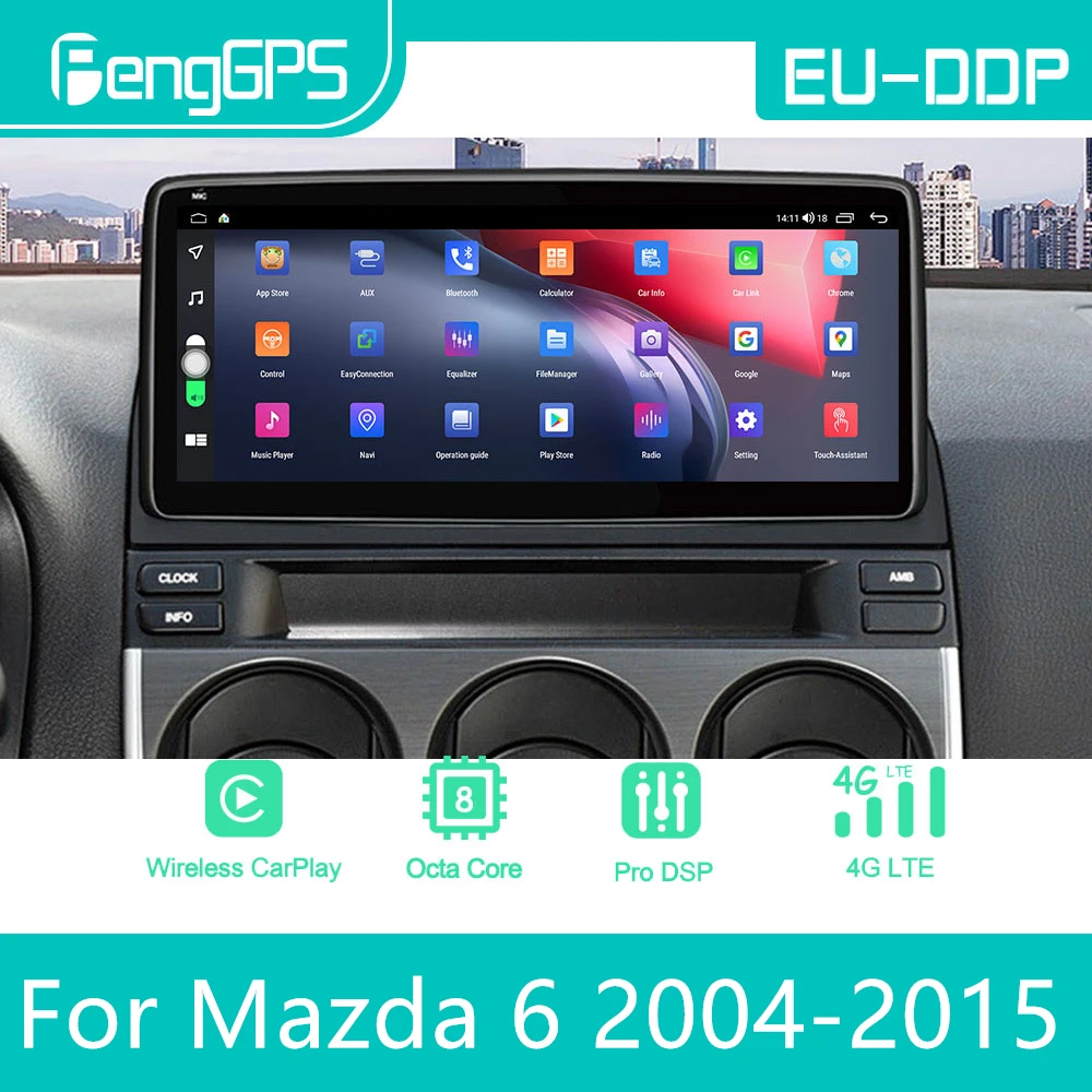 For-Mazda-6-2004-2015-Android-Car-Radio-Stereo-Multimedia-Player-2Din ...