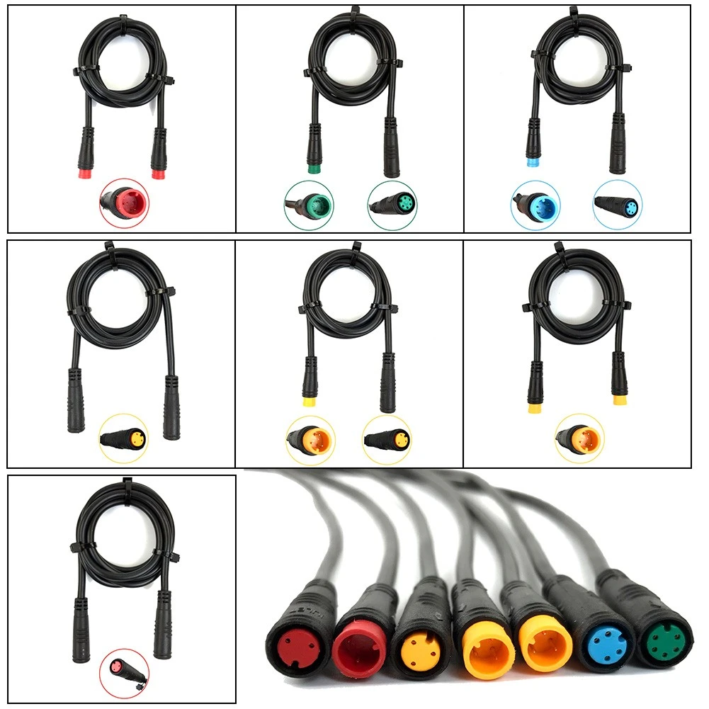 Ebike Display Waterproof Cable | 9 Pin Female Ebike Cables - Electric ...