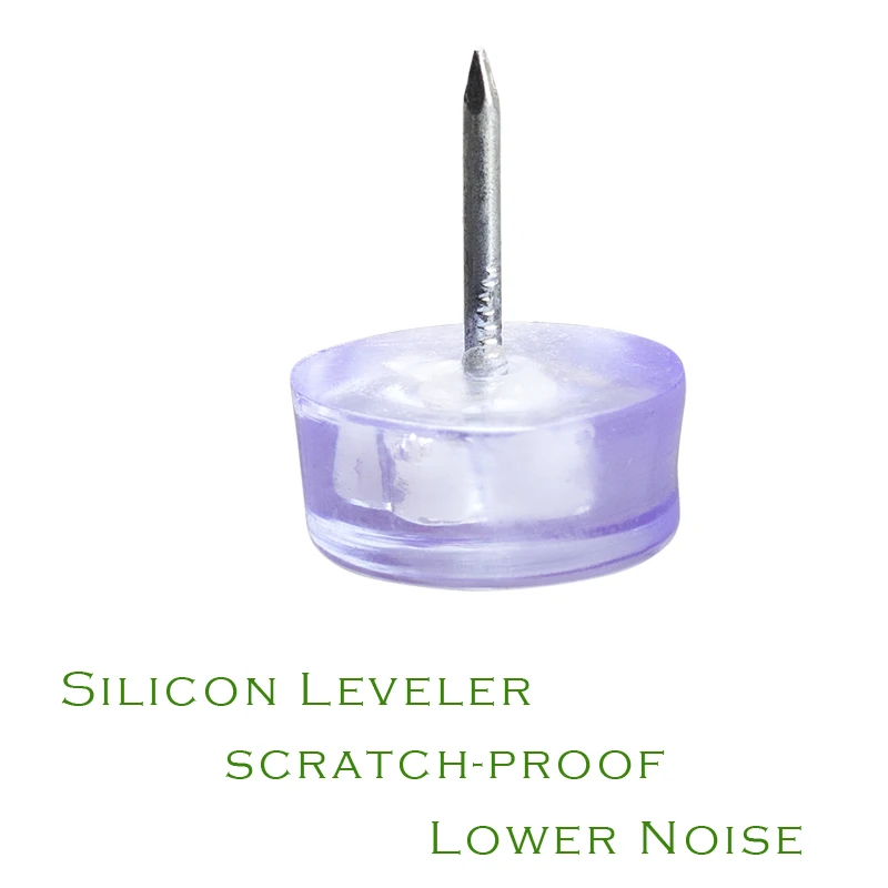 10PCS-Translucent-Silicon-Rubber-Leveler-Pad-for-Chair-Desk-Cabinet-etc ...