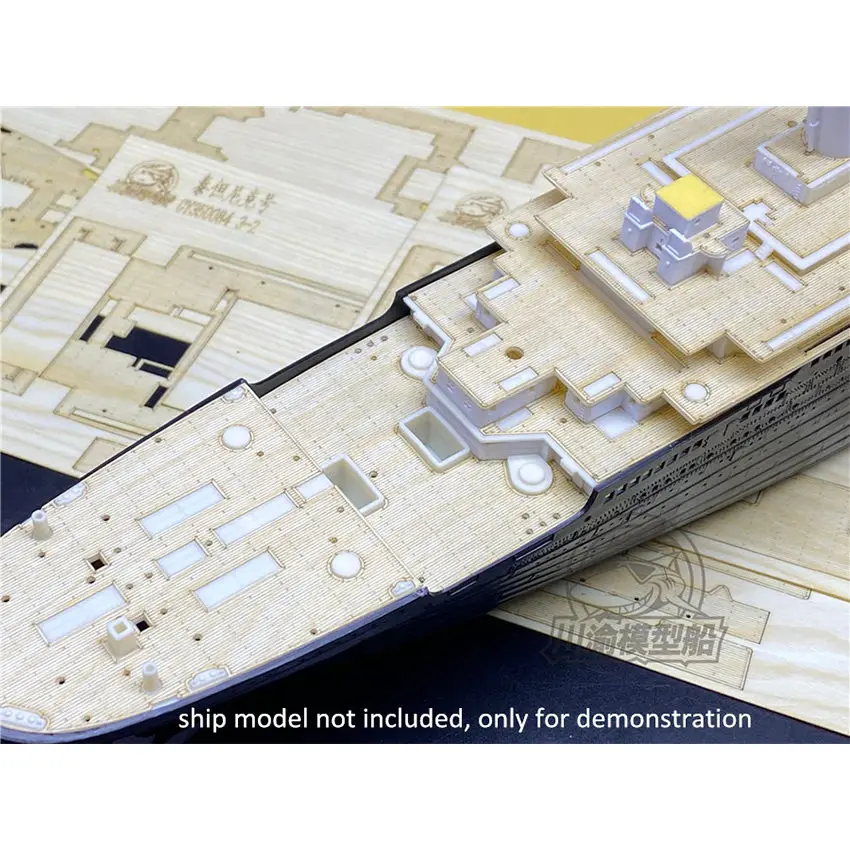 1/350 Scale Wooden Deck Masking Sheet For Minicraft 11318 Rms Titanic Centennial Edition Model ...