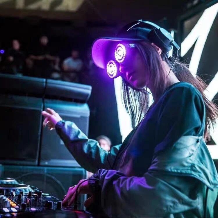 High Quality Usb Recharge Rezz Led Glasses Light Up Goggles Rainbow ...