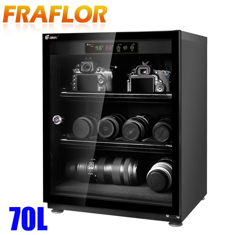 70L Full Automatic Electronic Dry Cabinet Box SLR Camera Lens ...