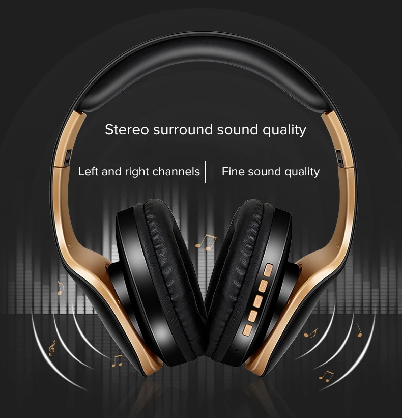 Беспроводные Bluetooth наушники, гарнитура, Складные стерео игровые ...