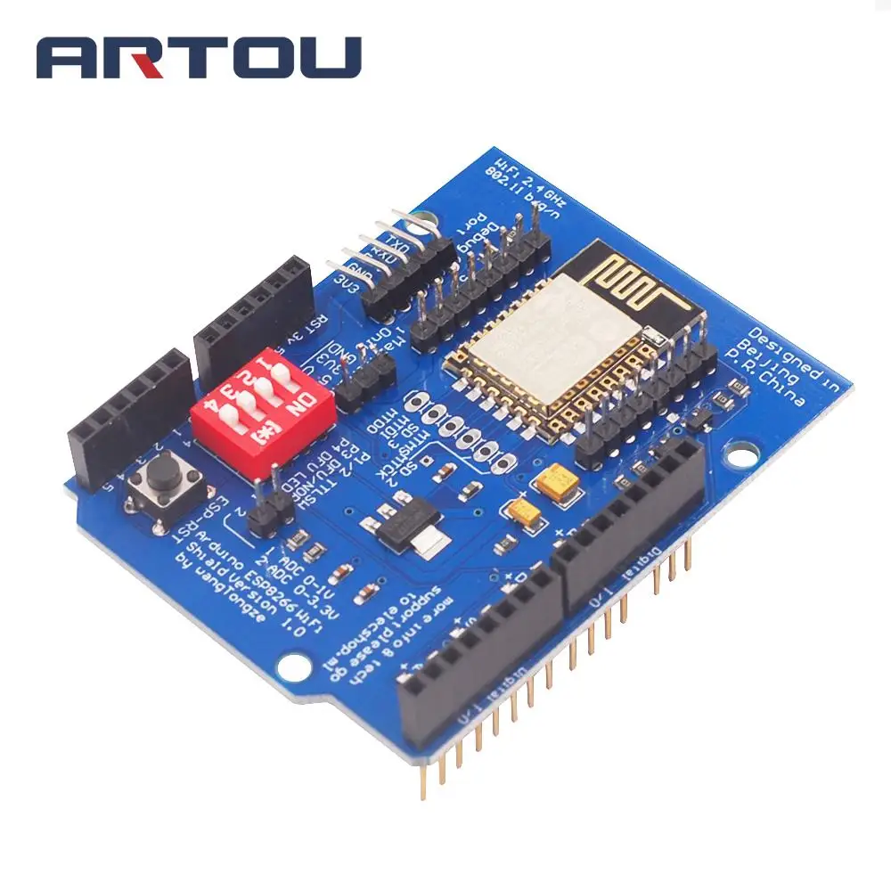 ESP8266 ESP 12E UART WIFI Wireless Shield Development Board For Arduino Circuits Boards Modules ...