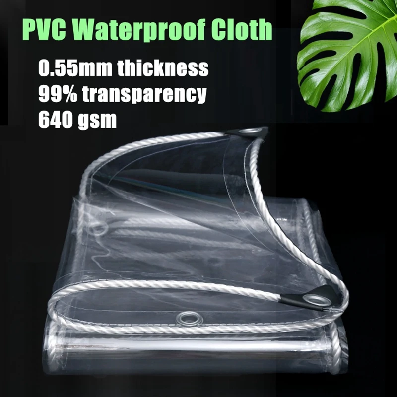 0-55mm-Thick-Transparent-PVC-Tarpaulin-Rainproof-Cloth-Balcony ...