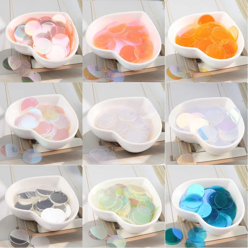 90Pcs-Lot-Transparent-Sequins-2cm-Large-Round-Sequin-Paillettes-Sewing ...