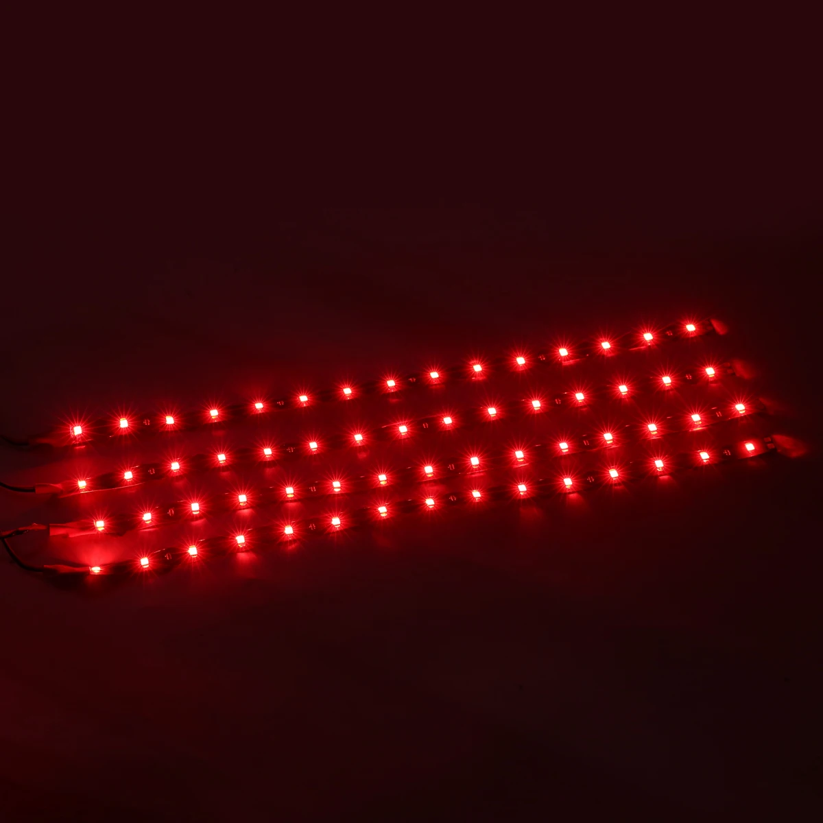 Fita De Led Vermelha 3528 Para Carro E Caminhão, 4 Peças, 30cm, Luz De ...