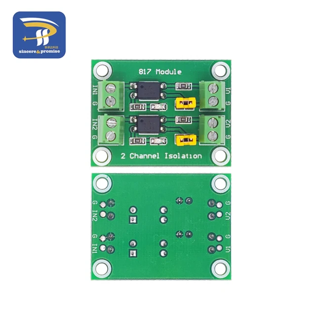 PC817 3.3V-30V 2 Way 4 8 Channel Optocoupler Isolation Board Voltage Converter Adapter Driver ...