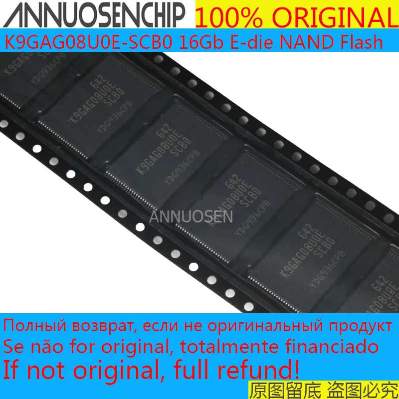 K9GAG08U0E-K9GAG08UOE-K9GAG08UOE-SCBO-NAND-FLASH-TSOP-TSOP48-lote-de-10-unidades-la-mejor ...