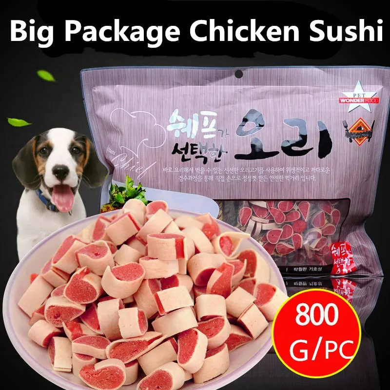 800G-Pet-Food-Snacks-Pet-Chicken-Deep-Sea-Fish-Cod-Sushi-Healthy-Molar ...