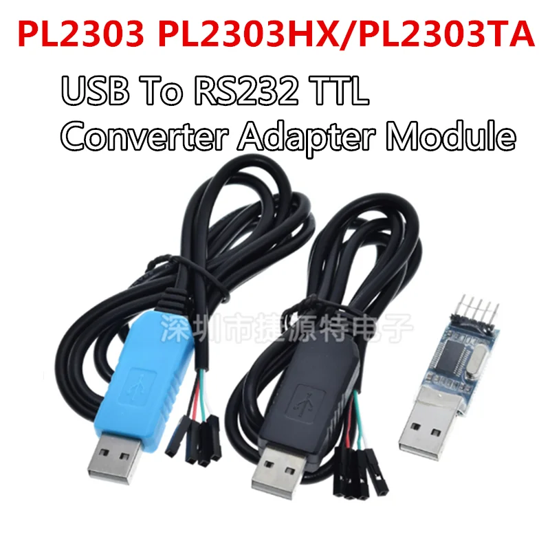 Pl2303 Pl2303hx Pl2303ta Usb To Rs232 Ttl Converter Adapter Module With ...