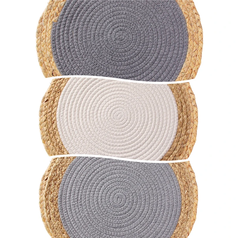 Free Shipping - Home Decoration Natural Handmade Straw Woven Mats ...