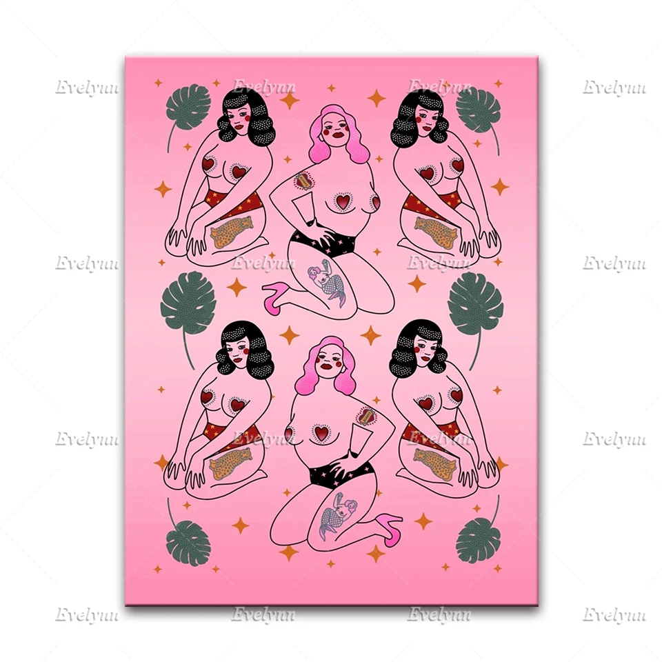 Sexy Pin Up Mermaid Tattoo
