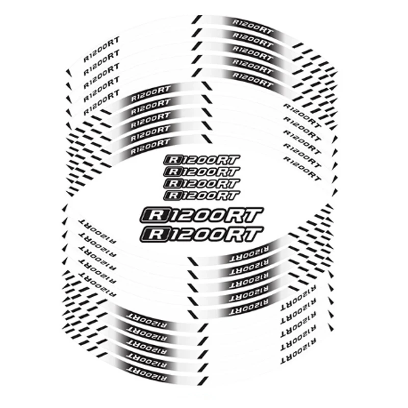 20X Fit BMW R1200RT Motorcycle inner wheel Stickers rim reflective ...