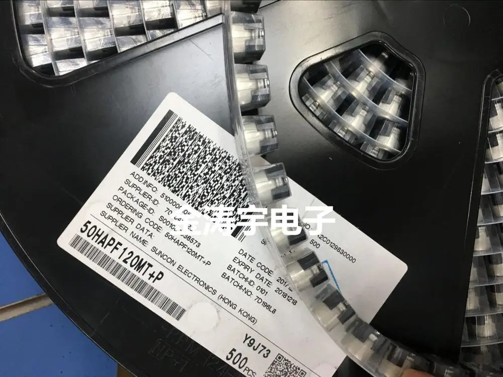 Original-new-100-50V120UF-10X10-SMD-polymer-hybrid-electrolytic ...