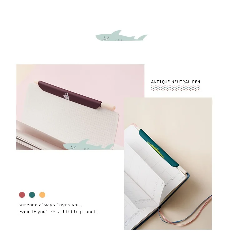 STYLO,2 Panda Dark Blue--Règle'écriture Portable, Design de dessin ...