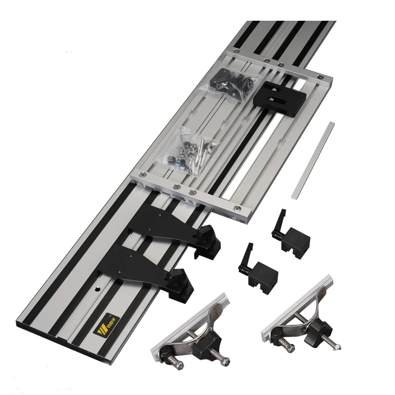 Gktools Wnew 1.4m Circular Saw Guide Rails Tracks + Universal Base For ...