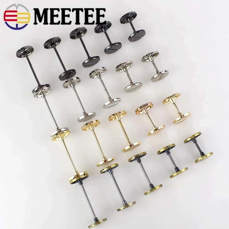 4pcs Meetee 20/26/36/40/48mm Metal Wheel Buckle Strap Belt DIY Luggage ...