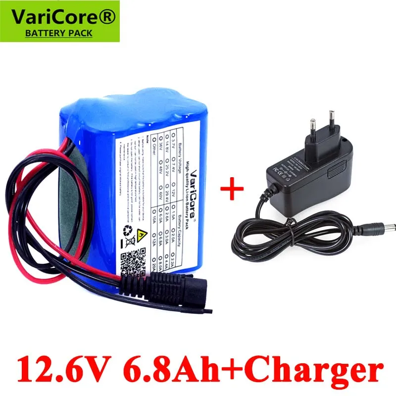 Varicore 12v 6.8ah 6800mah 18650 Lithium-ion Battery Pack Pcb ...