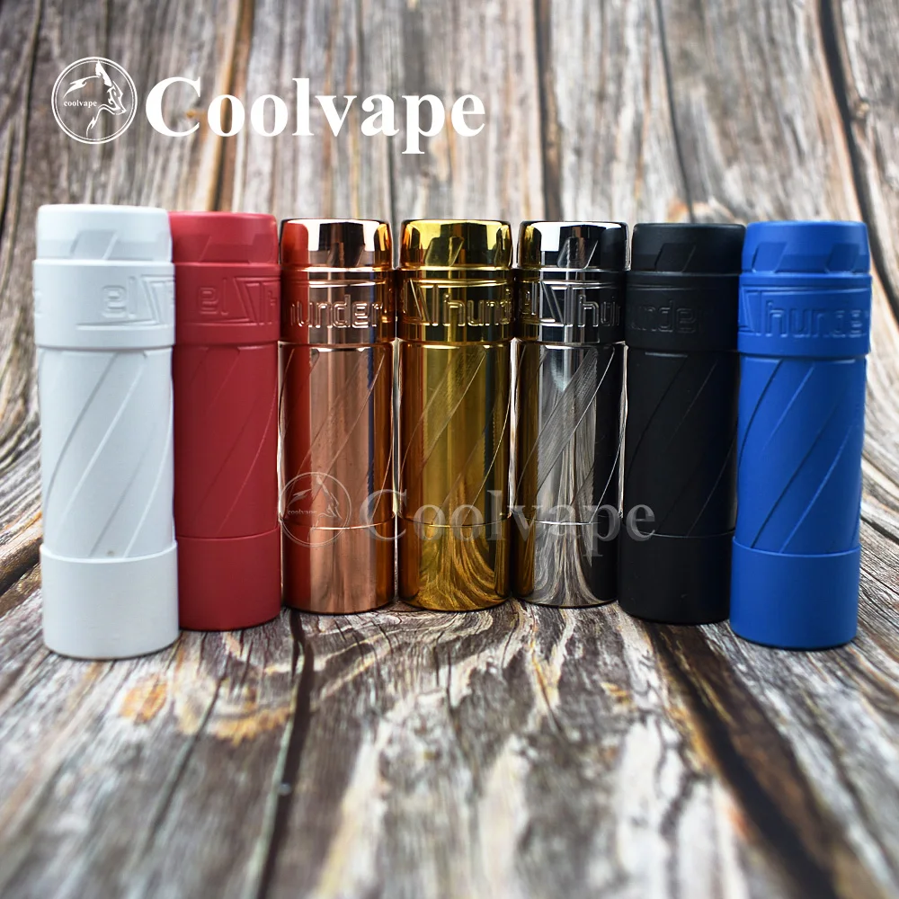 Vape-Mechanical-Mod-Elthunder-mod-brass-copper-21700-battery-brass ...